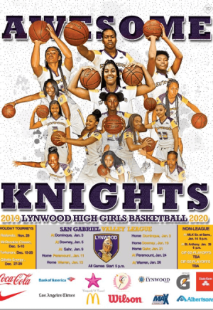 Team Schedule Poster – Varsity Only